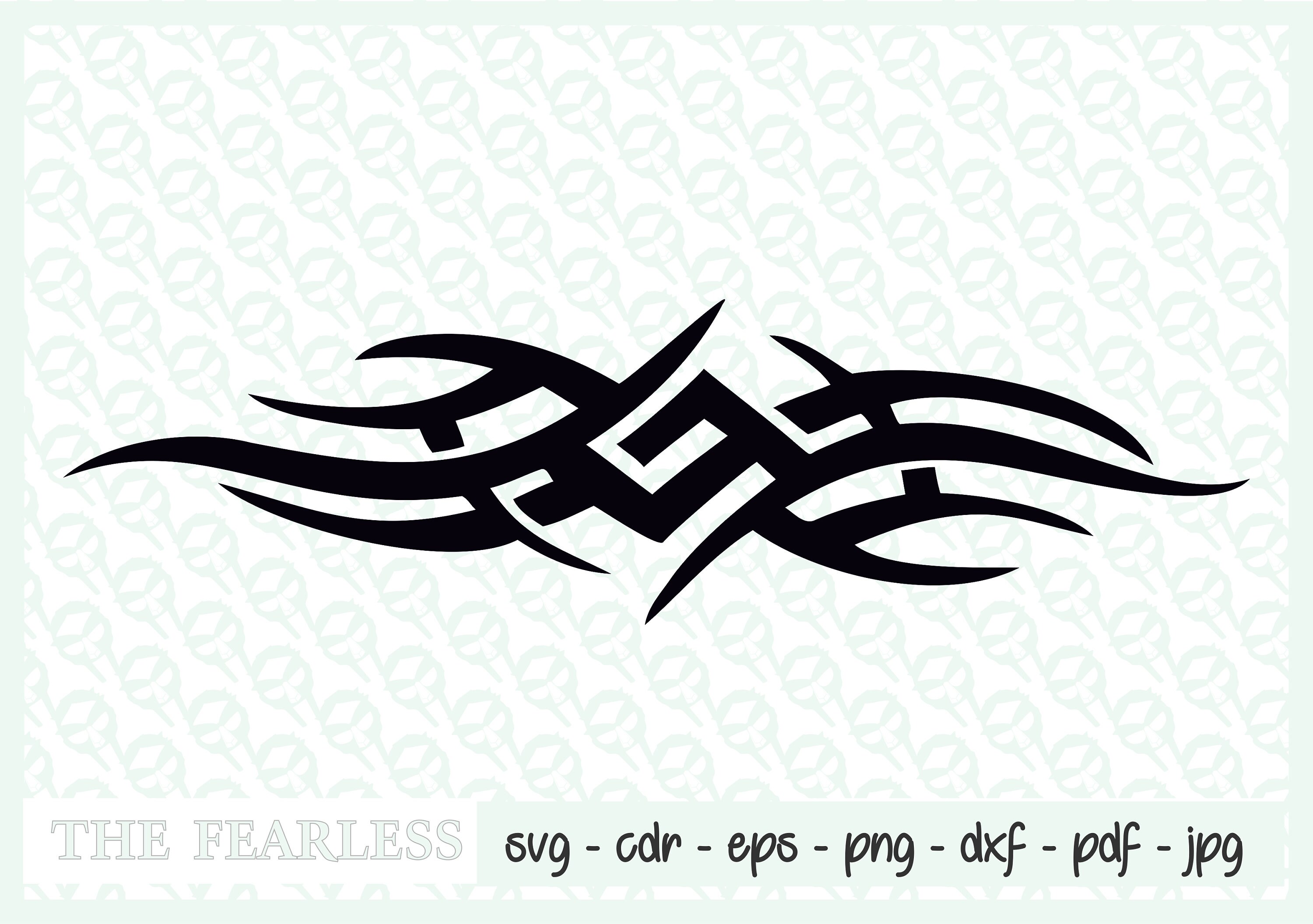 Svg TRIBAL DRAWING clip art vector. Disegno tribale | Etsy