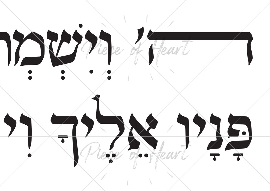 Birkat Kohanim the Priestly Blessing Judaica Wall Art | Etsy