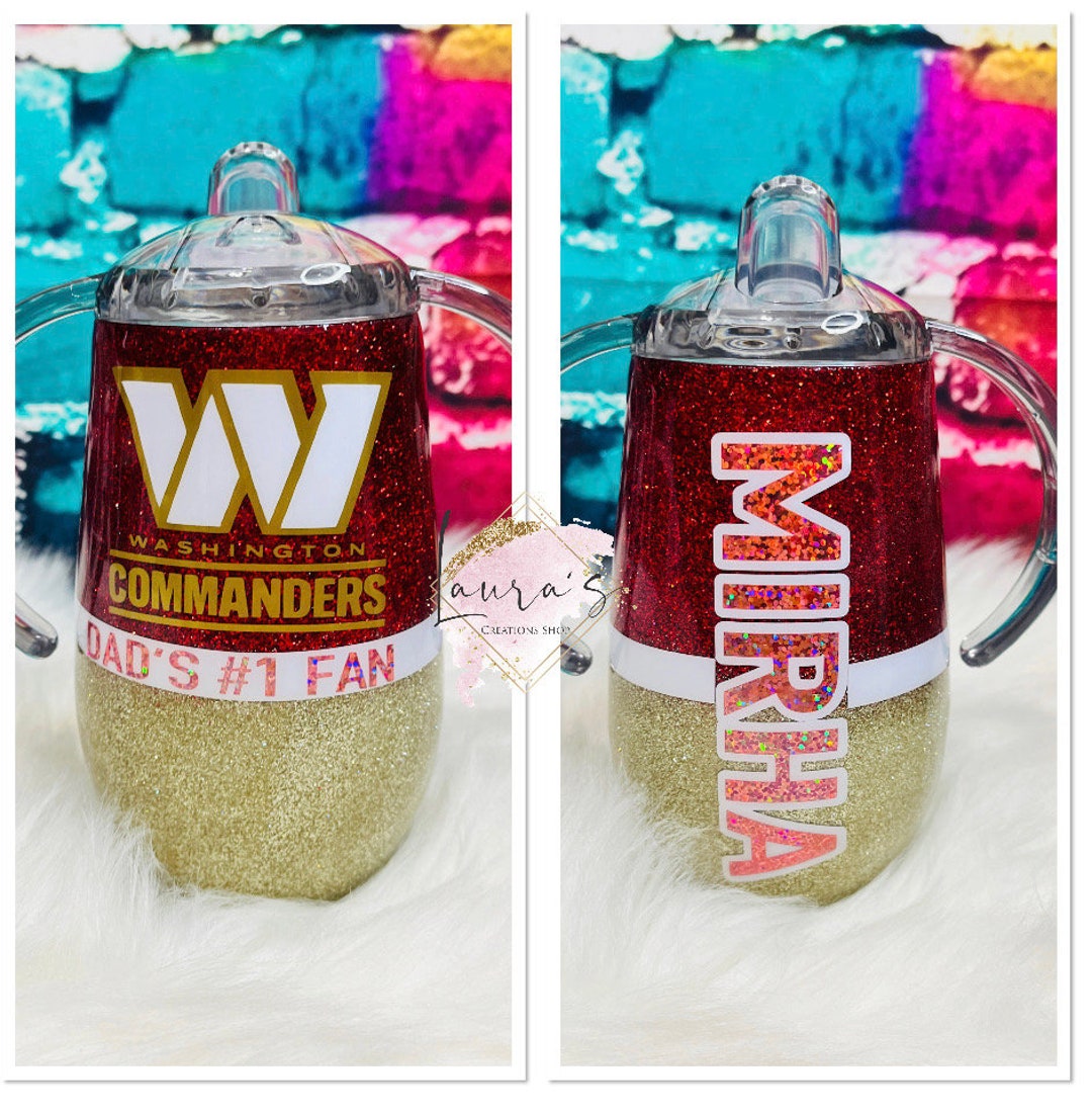 Washington Commanders Baby Bottle Stainless Steel// Baby Custom Sippy ...