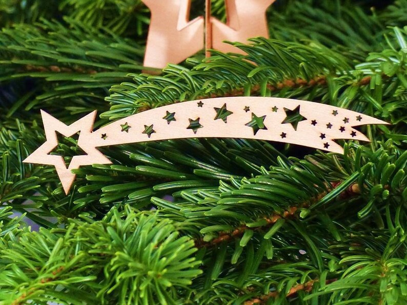 Shooting Star Christmas Decoration - Etsy Sweden