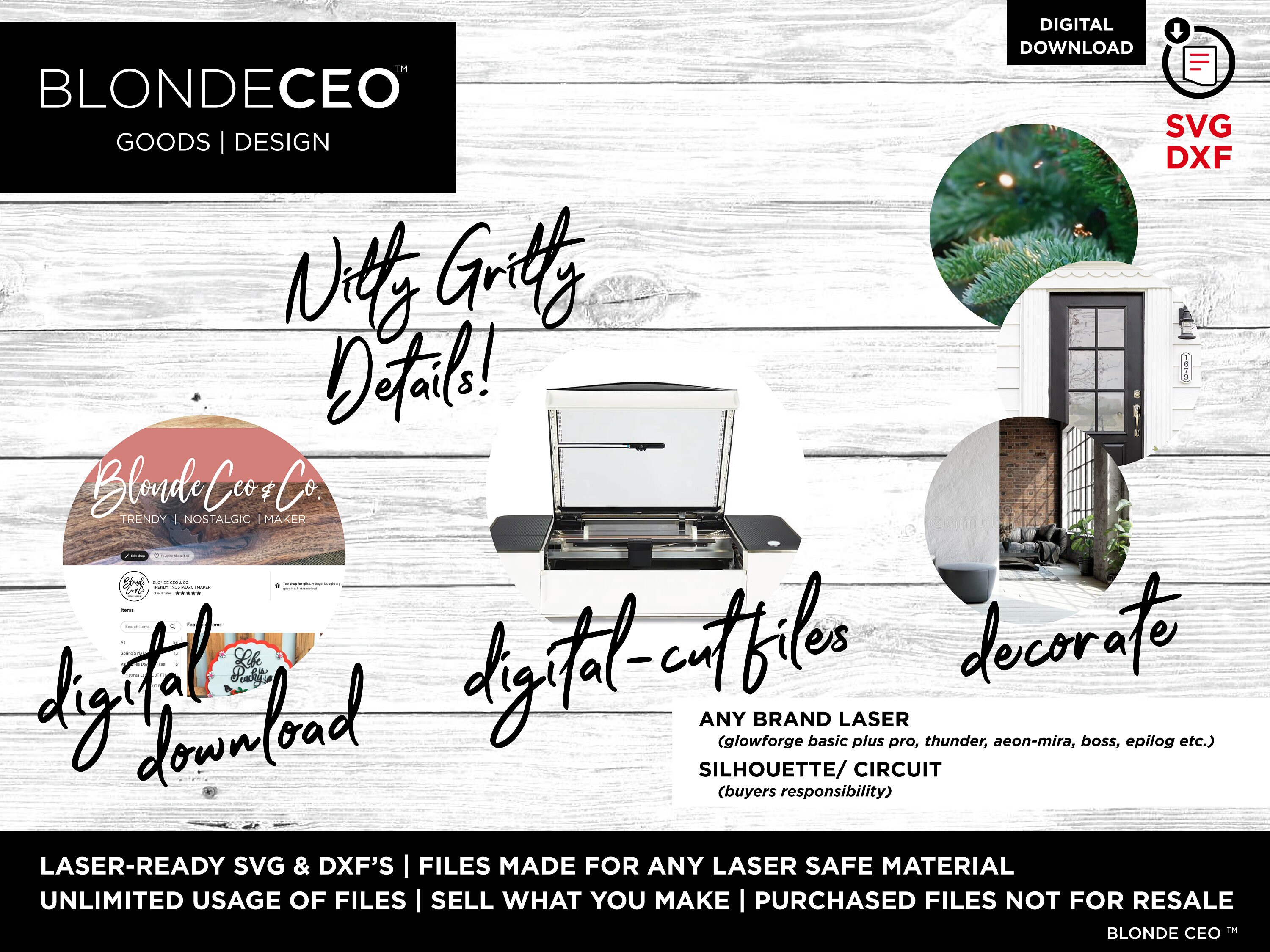 SVG CUT File 18 Christmas Sled Sign Laser Ready File | Etsy