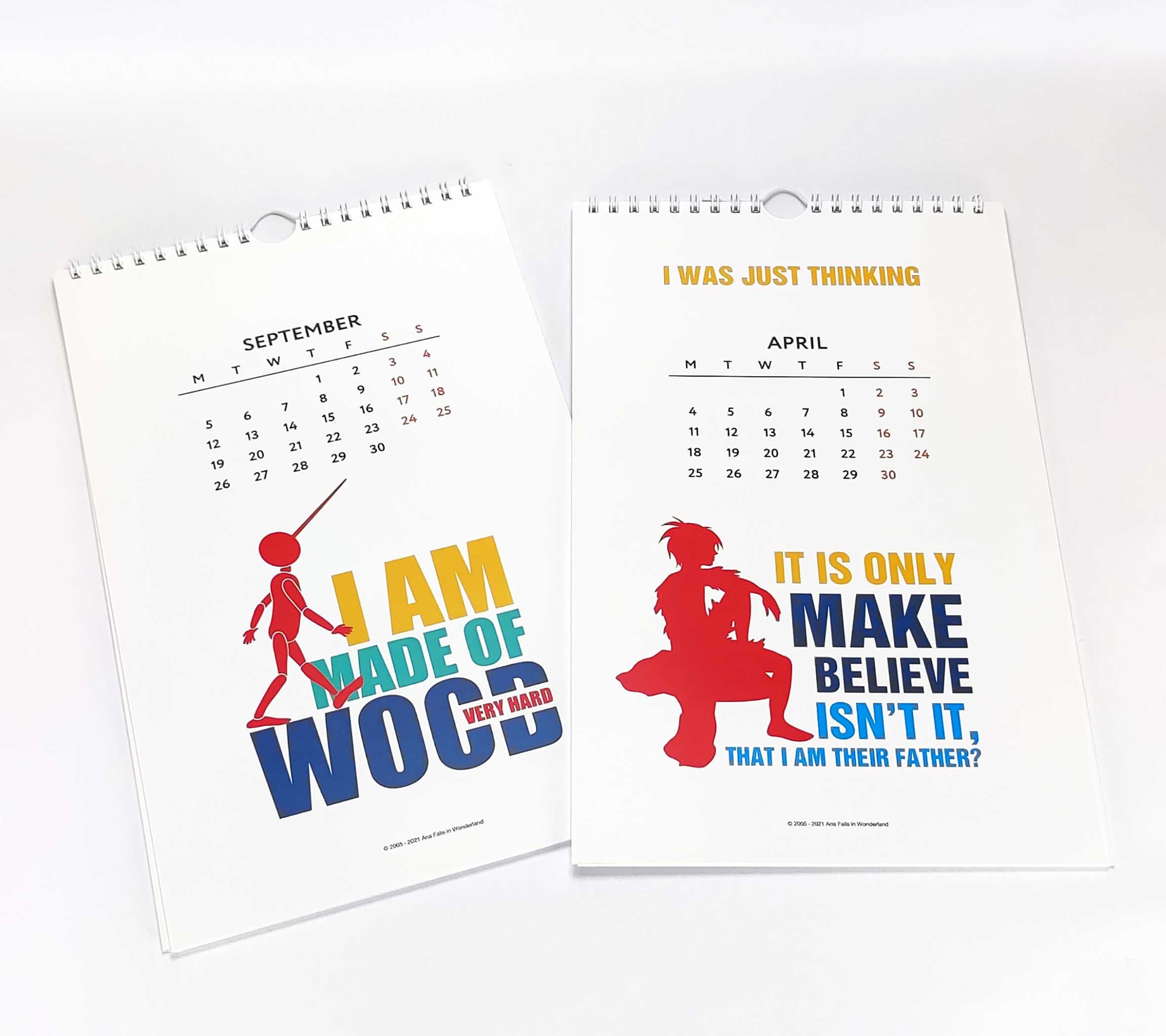 2024 Fairy Tales Wall Calendar. Monthly With Pinocchio Peter - Etsy