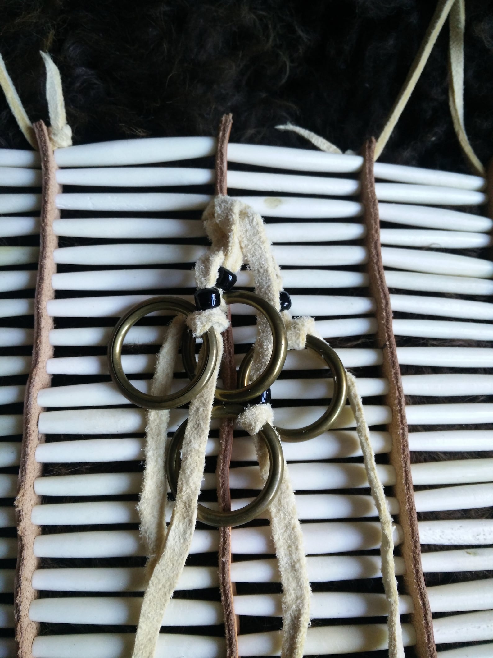Comanche or Kiowa Style Breast Plate, Early Reservation Style Breast ...