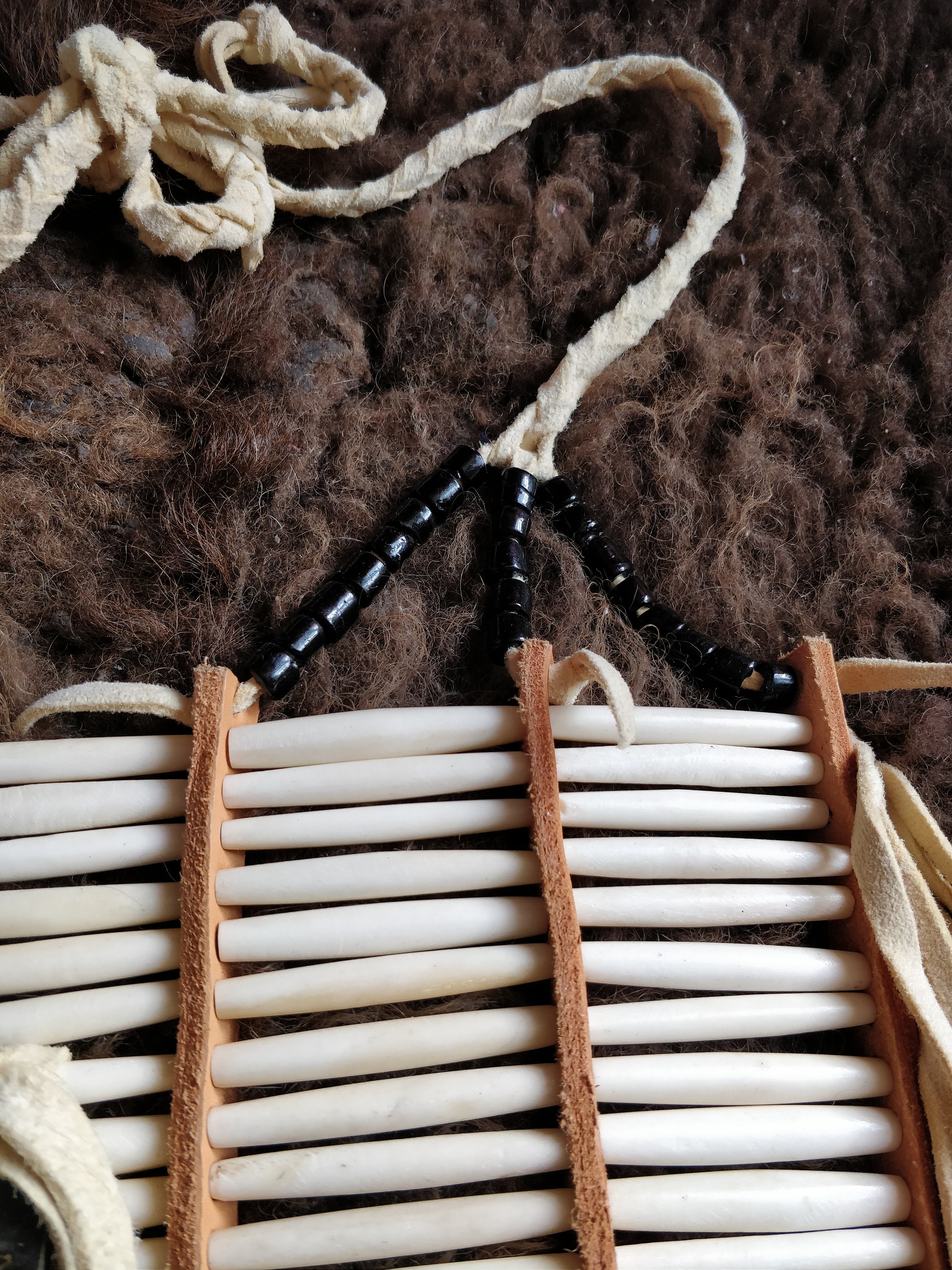 Comanche or Kiowa Style Breast Plate, Early Reservation Style Breast ...