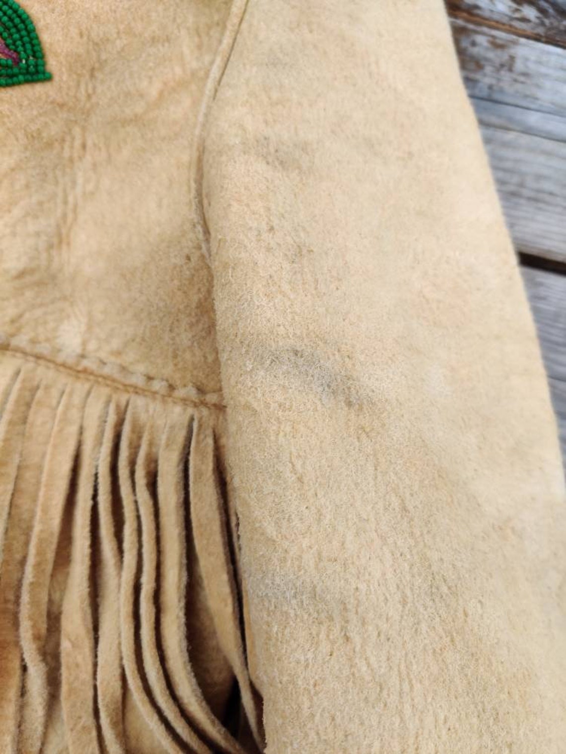 Small Adults Size Cree Moose Hide Jacket, Ca 1970-90, Native Tanned ...