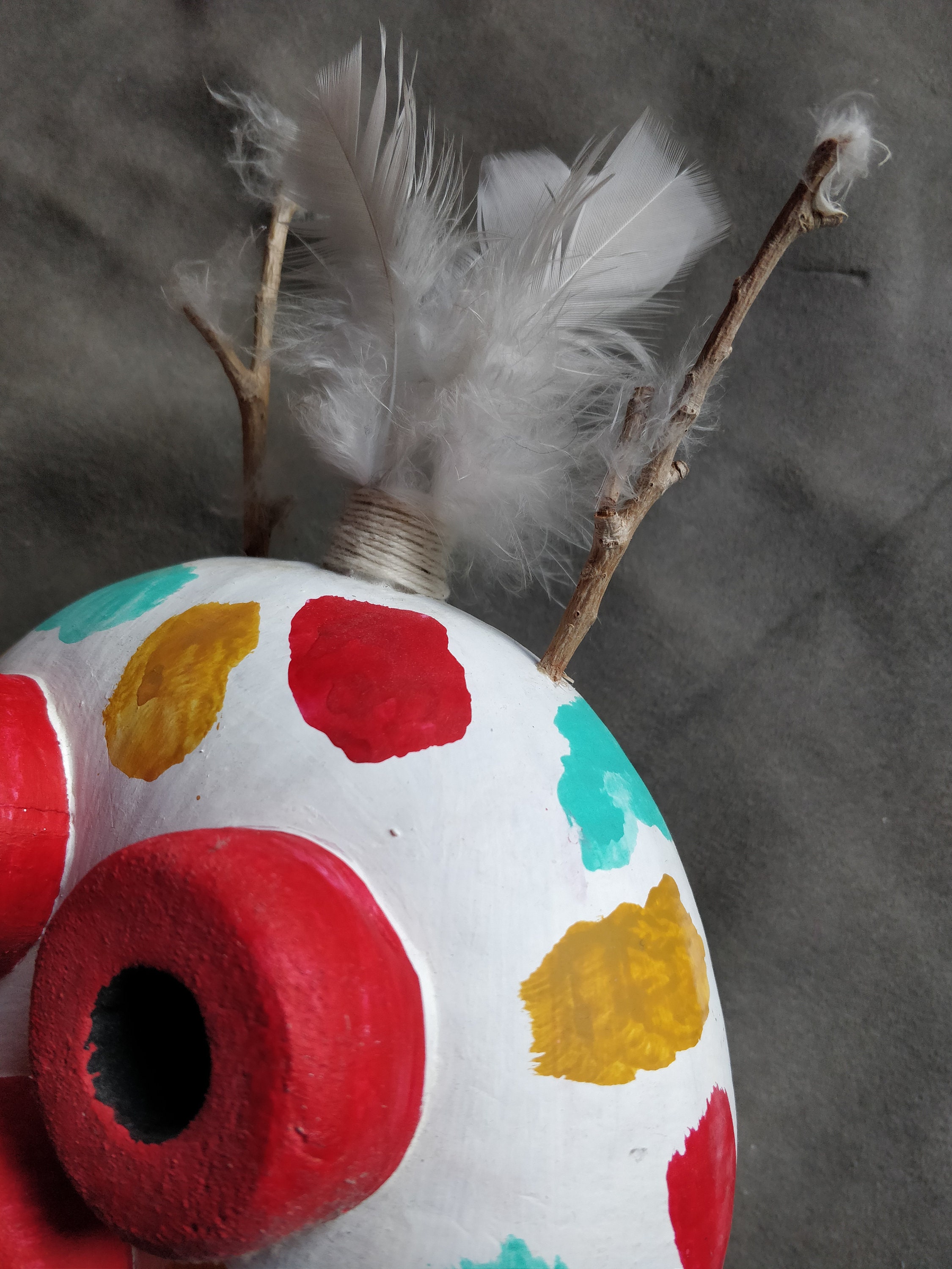 Vintage Hopi Gourd Rattle Kachina Katsinam Native American - Etsy