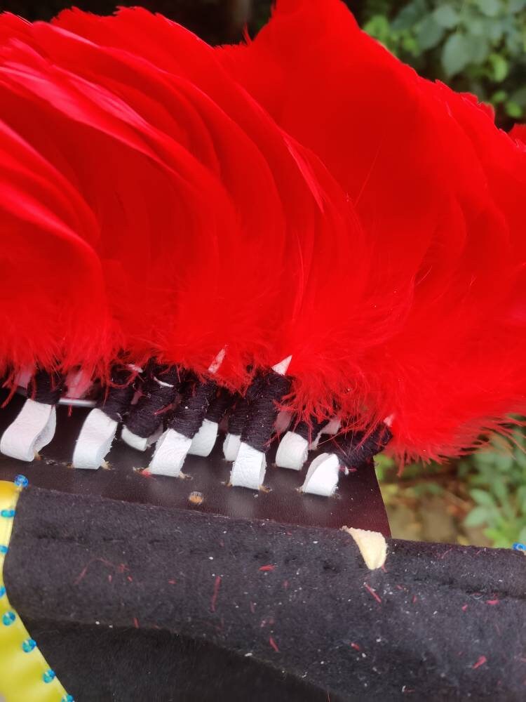 Crow Style Dance Bustle, Man's Traditional, Powwow - Etsy