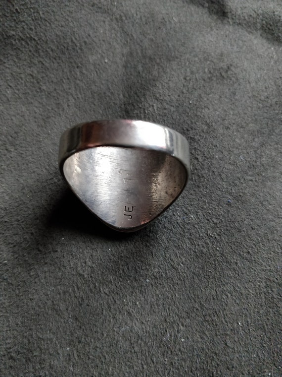 Zuni Joe Eustace eagle ring, mosaic ring, zuni inlay … - Gem