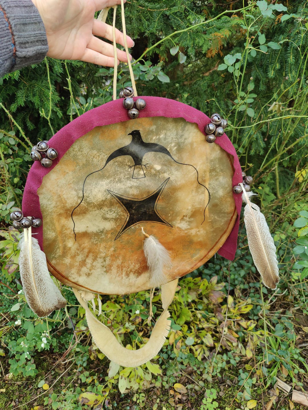 Native American Inspired Dance Shield, Wall Decor, Wild West Home Decor, Plains Style - Etsy