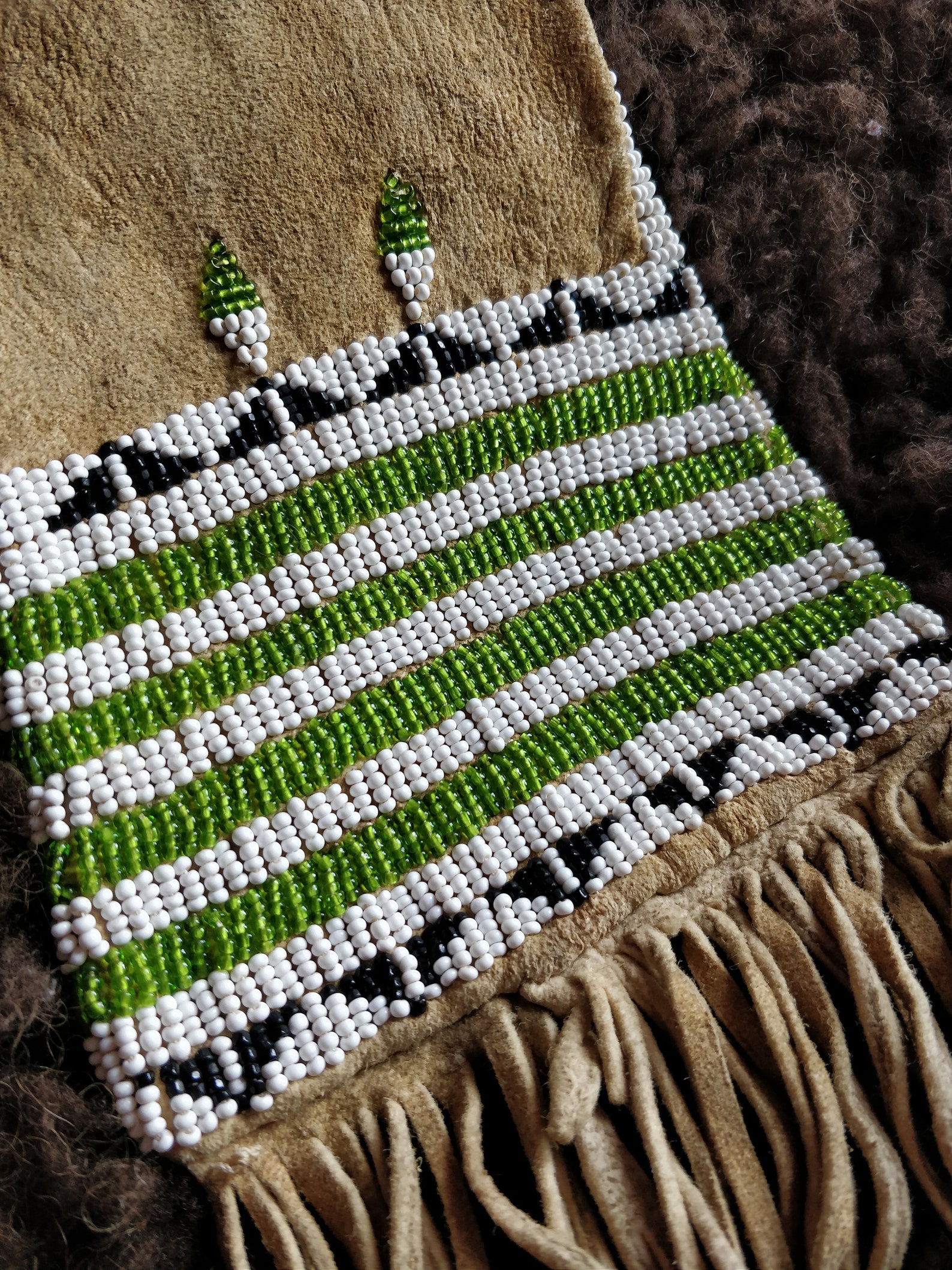 Old Cheyenne Style Pipe Bag, Native American , From an English ...