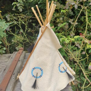 Vintage Mini Tipi, Reproduction Cheyenne Toy Tipi as Home Decor, Older ...