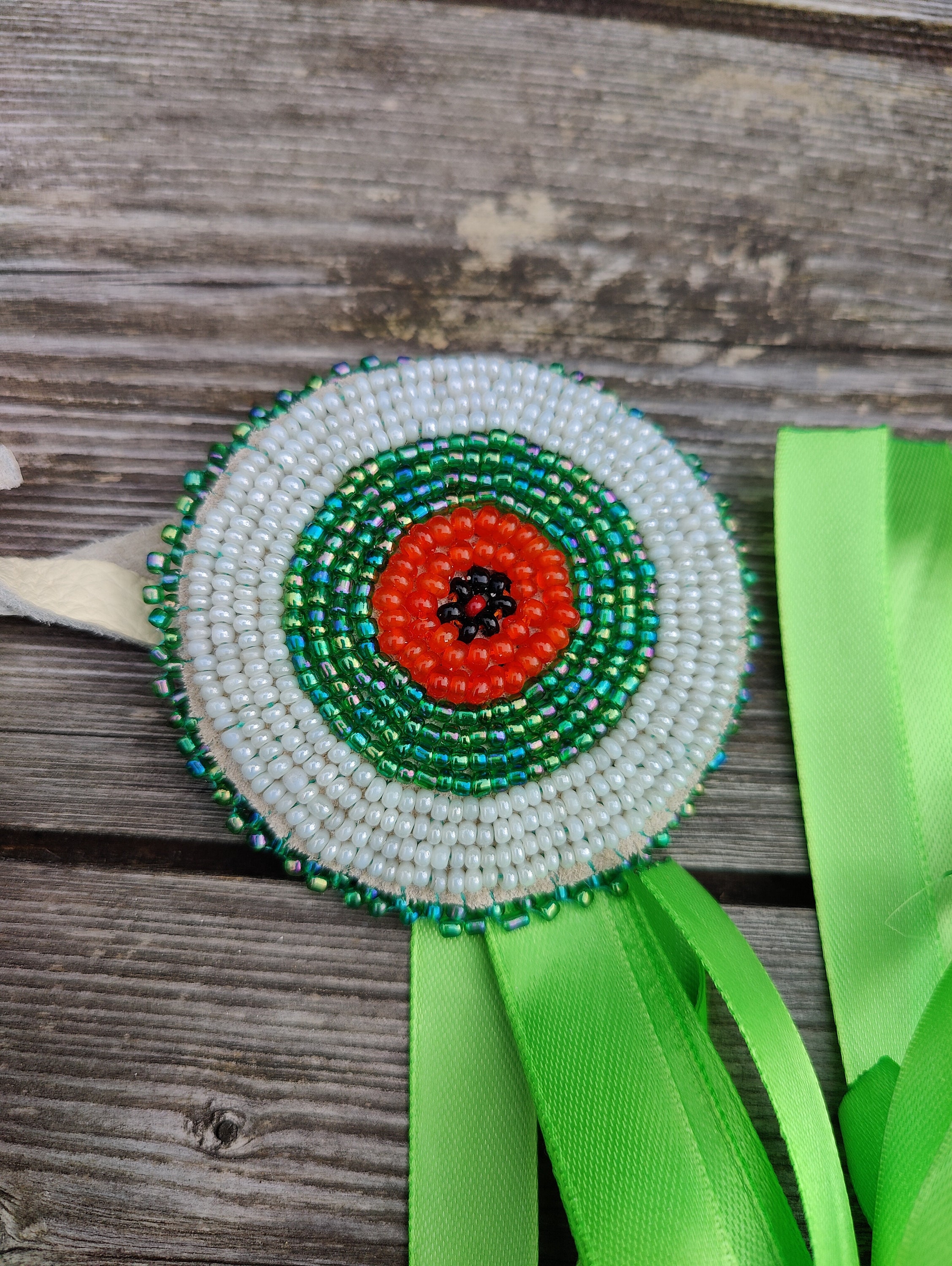 Pastel Powwow Hairties, Side Drops, Sequinned Hair Ties, Beaded, Fancy ...