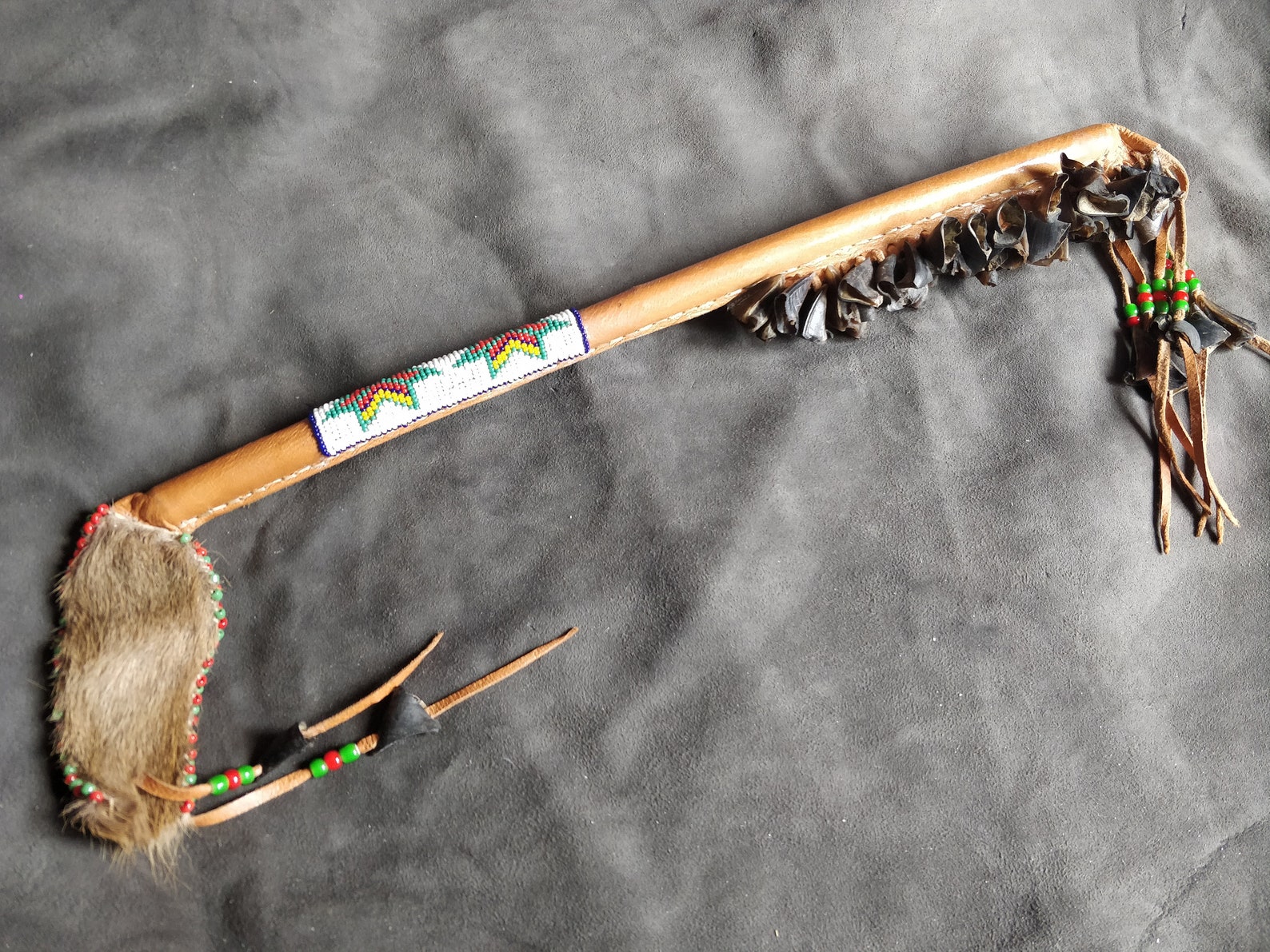 Native American Inspired Hoof Rattle, Medicine Man Rattle, Shaman, Deer ...