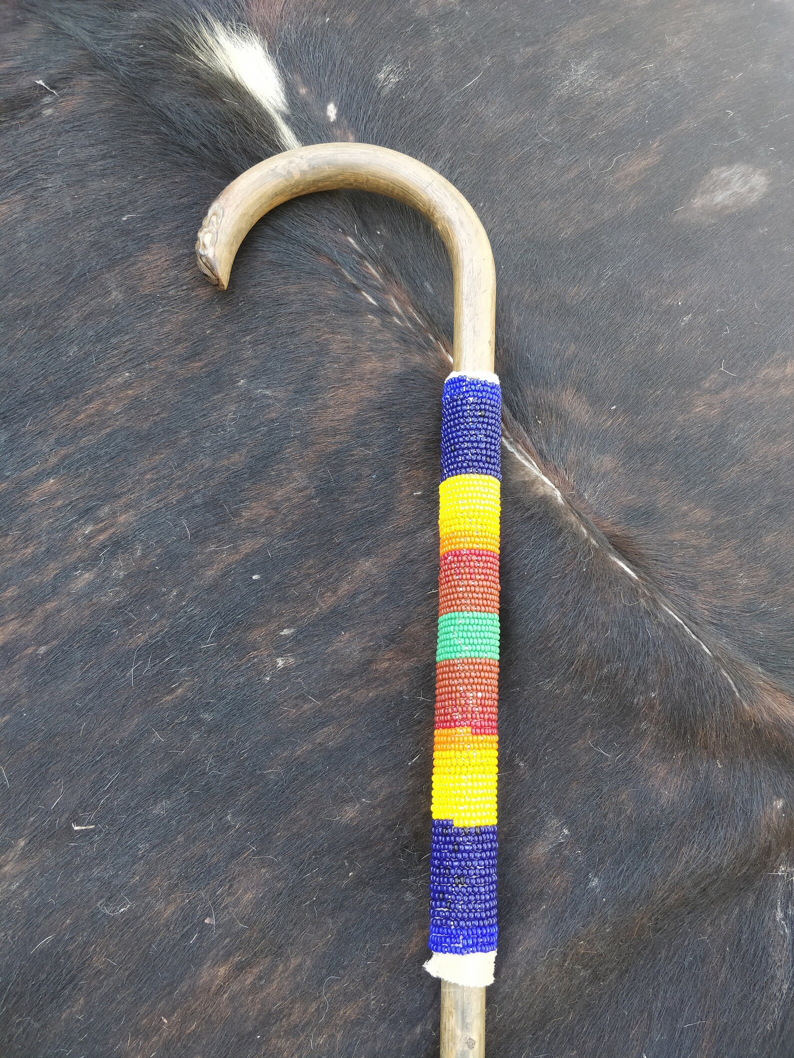 Antique Beaded Walking Cane Walking Stick Native American | Etsy