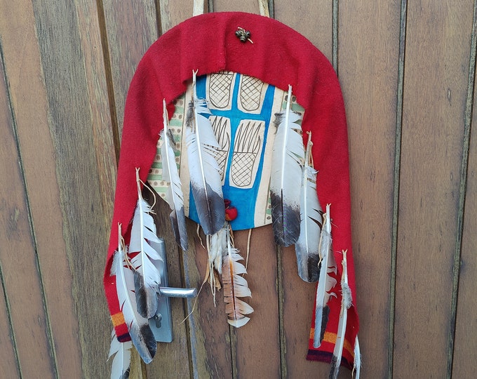 Plains Style Shield Rawhide Shield, Plains Indian Style, Native ...
