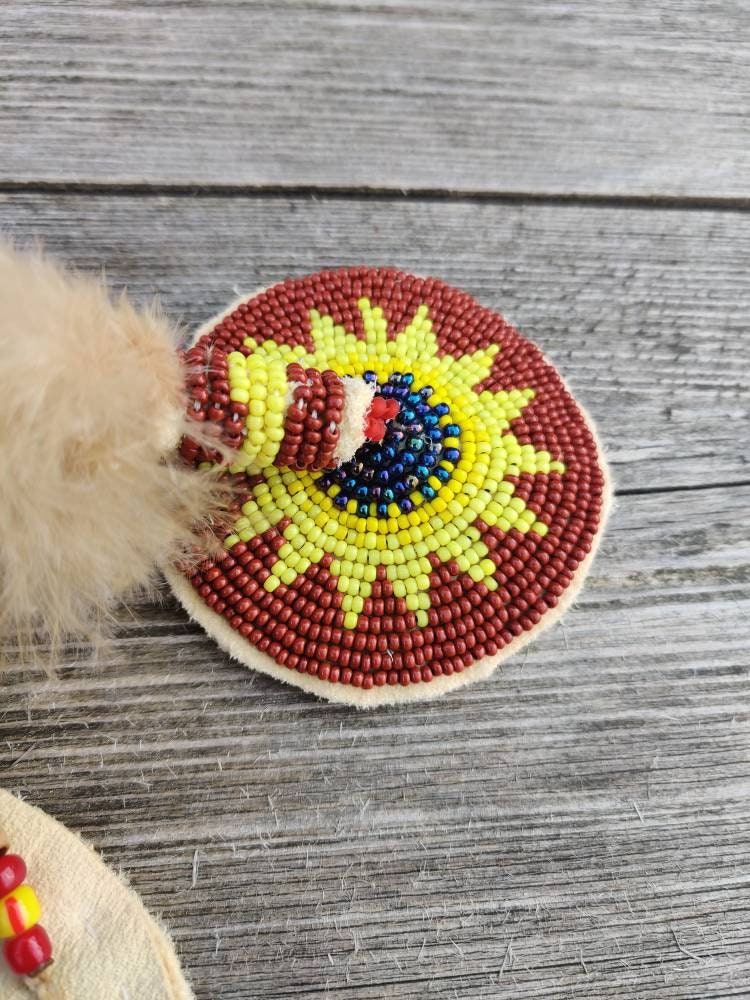 Beaded Set for Woman's Traditional Beaded Necklace Hair - Etsy
