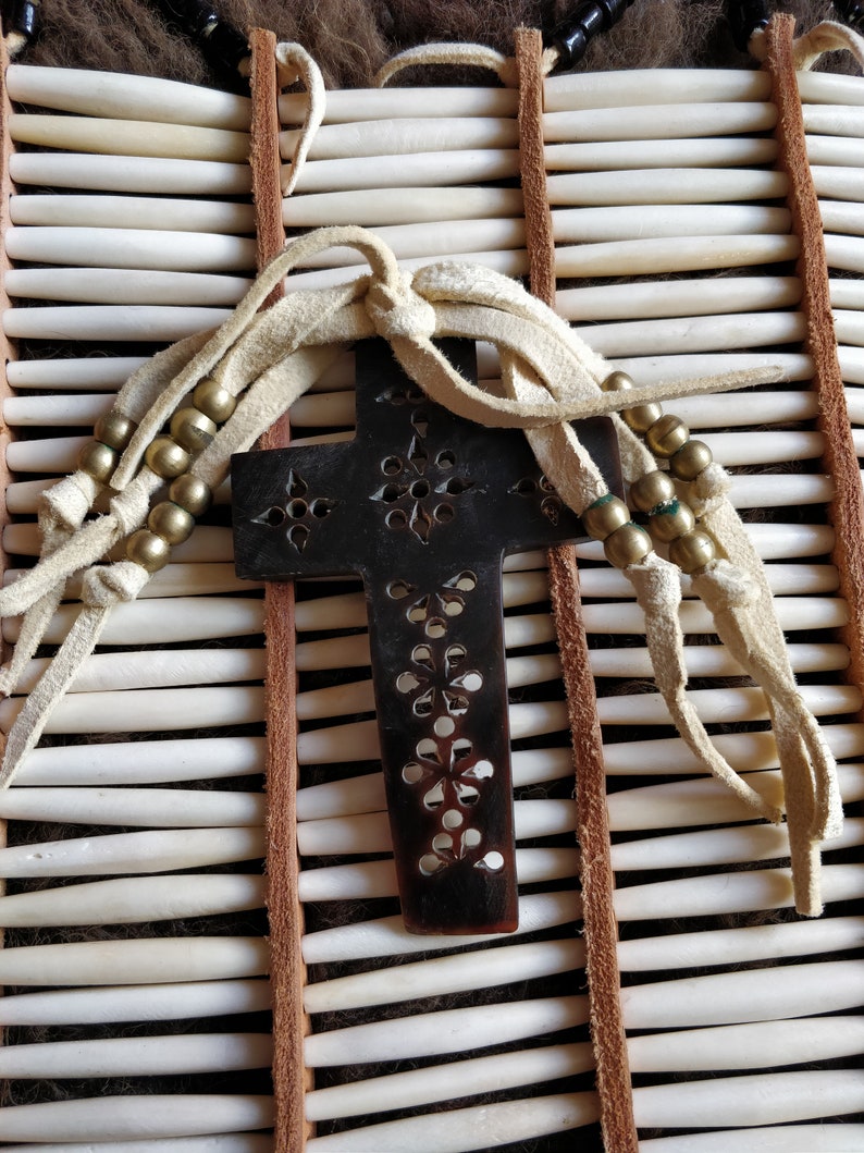 Comanche or Kiowa Style Breast Plate, Early Reservation Style Breast ...