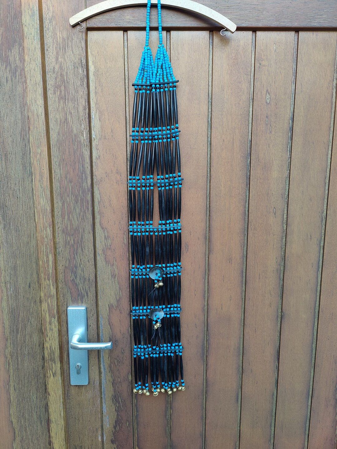 Vintage Woman's Powwow Breastplate, Northern Style, Horn Hairpipes ...