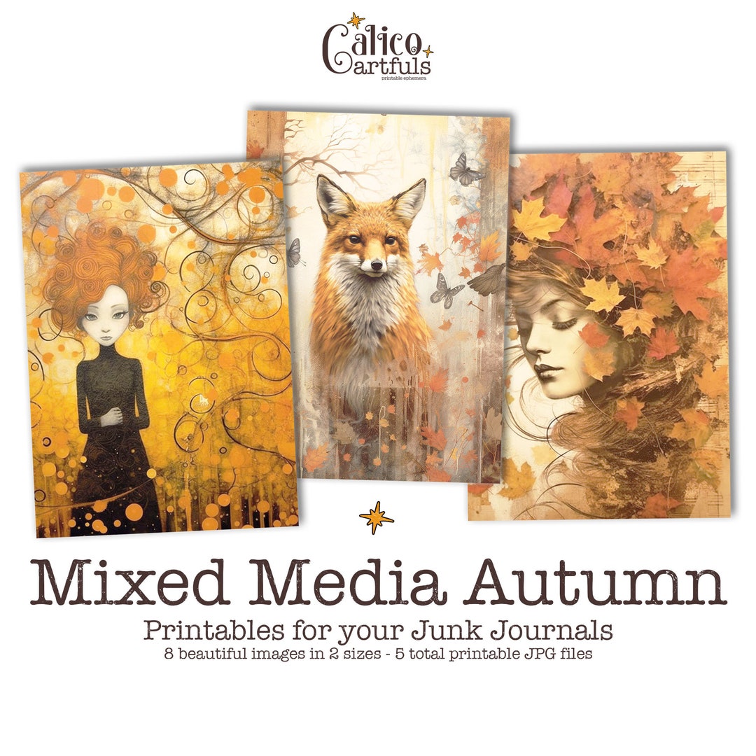 Autumn Ephemera Junk Journal Printables, Autumn Ephemera Pack ...