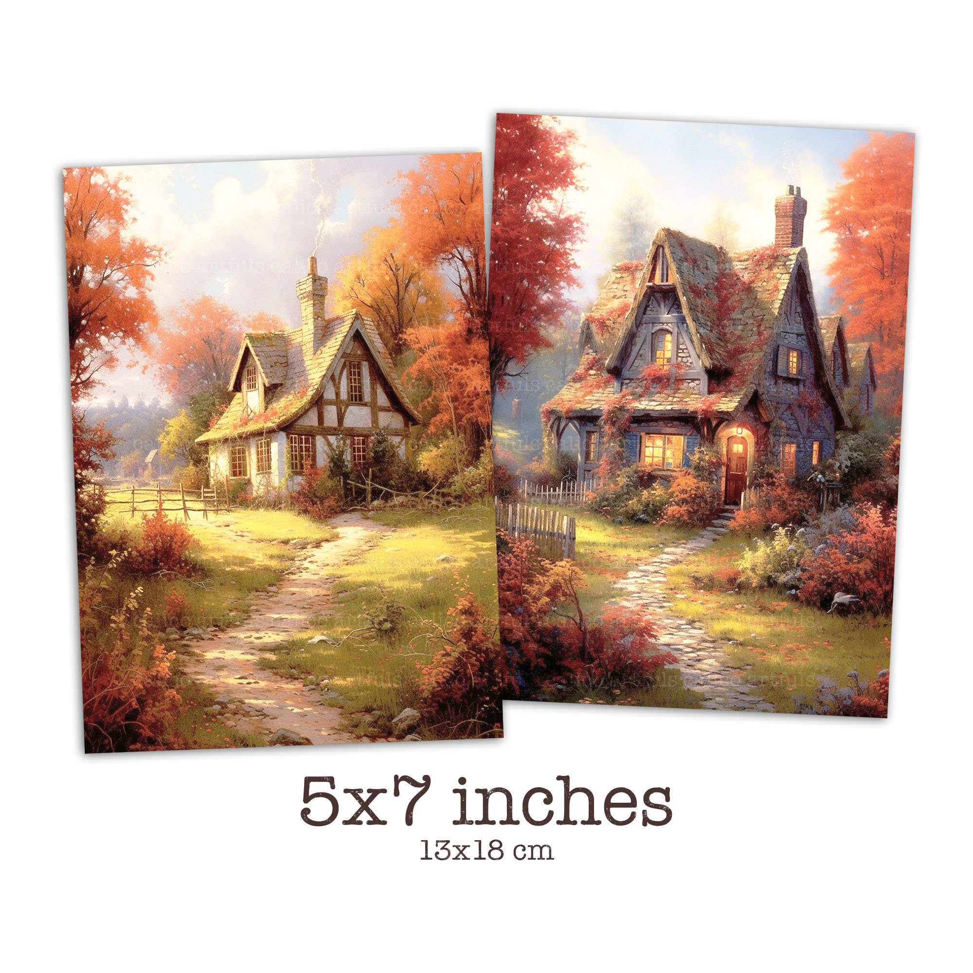 Autumn Ephemera Junk Journal Printables, Autumn Cottage Ephemera Pack ...