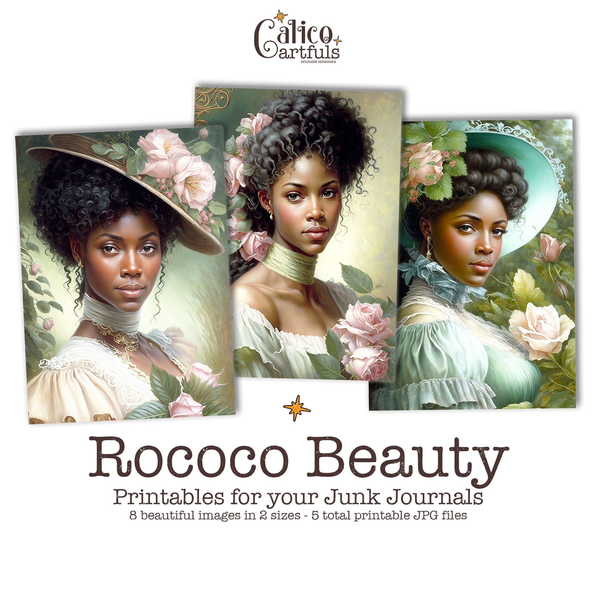 Rococo Art Ephemera for Junk Journals Baroque Junk Journal - Etsy