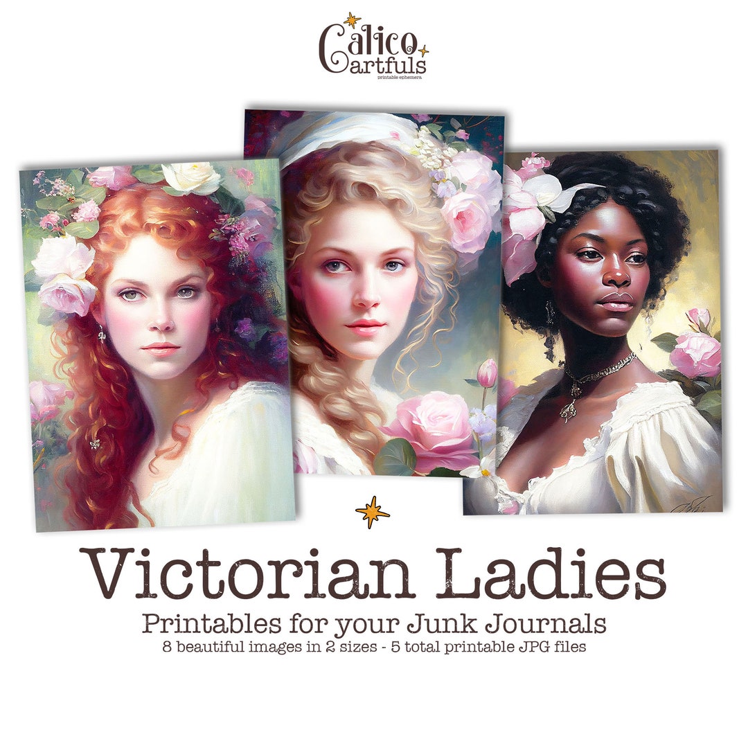 Victorian Women Ephemera for Junk Journals, Victorian Junk Journal ...