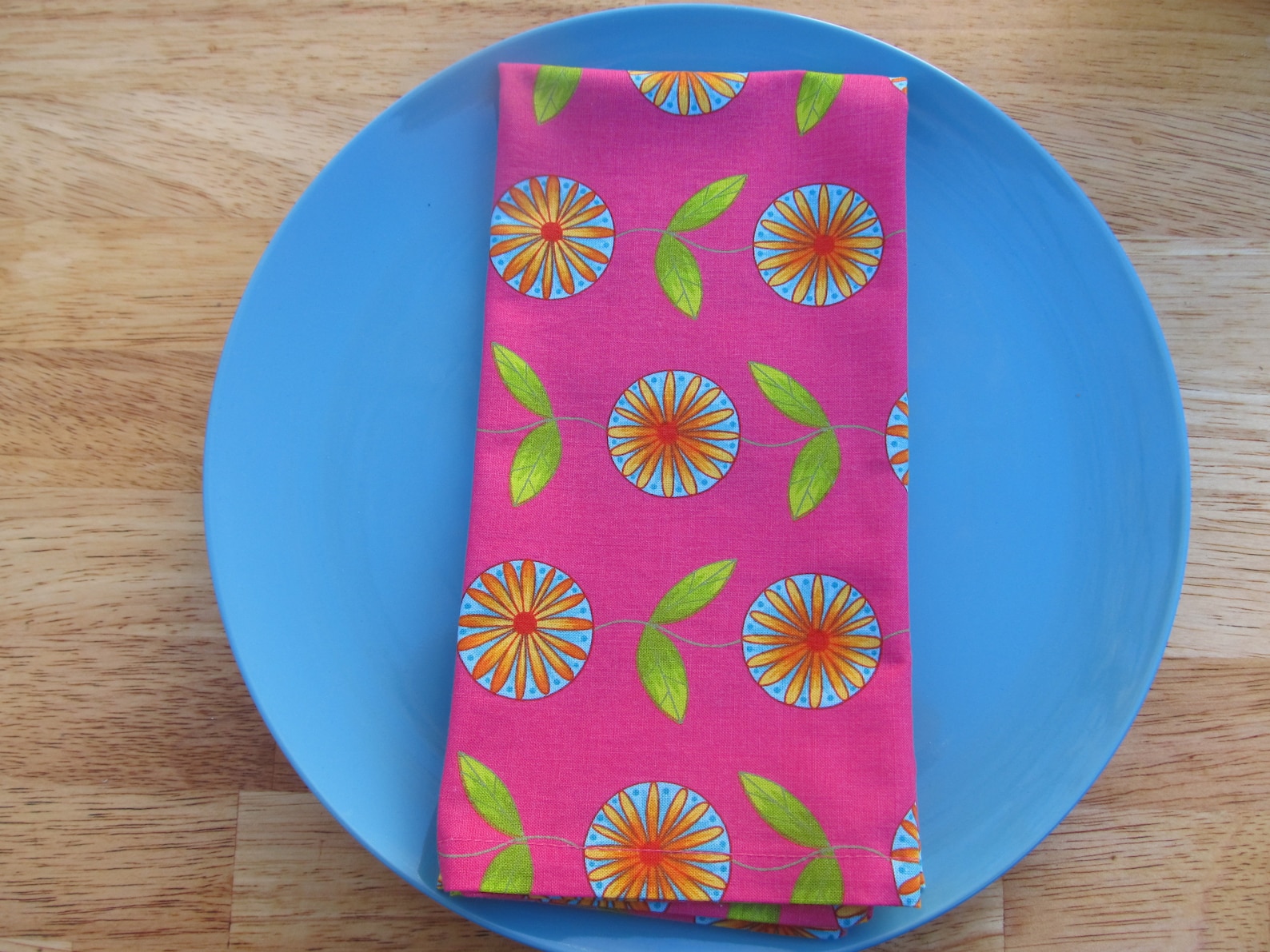 Set of 4 Spring Cloth Napkins Colorful Dinner Napkins Party - Etsy