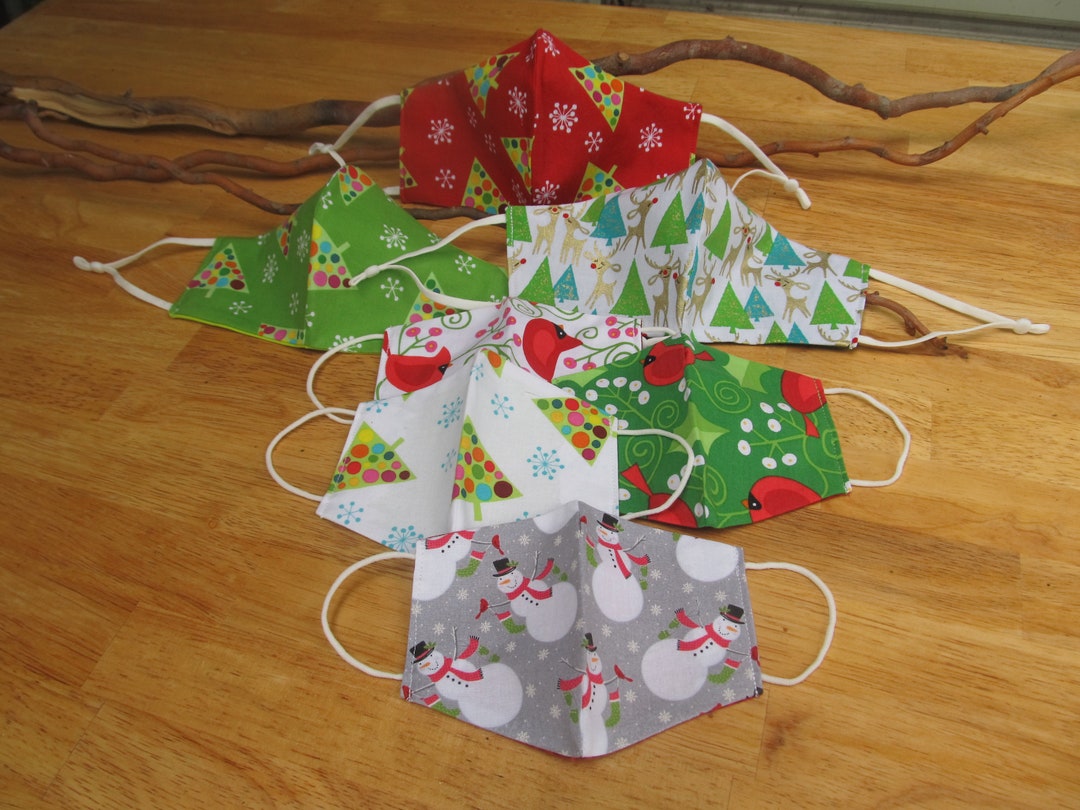 Christmas Face Mask, New Year Face Mask, Adult Christmas Face Covering ...