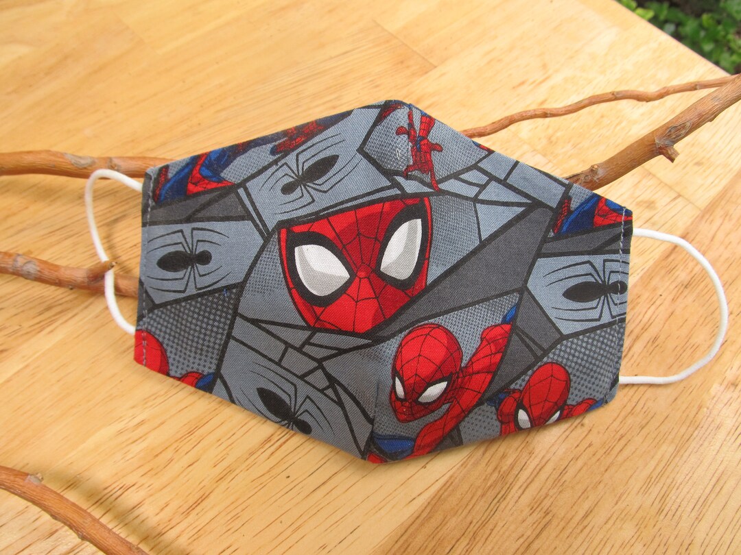 Spiderman Face Mask, Child Face Mask, Adult Reusable Face Mask,cotton ...