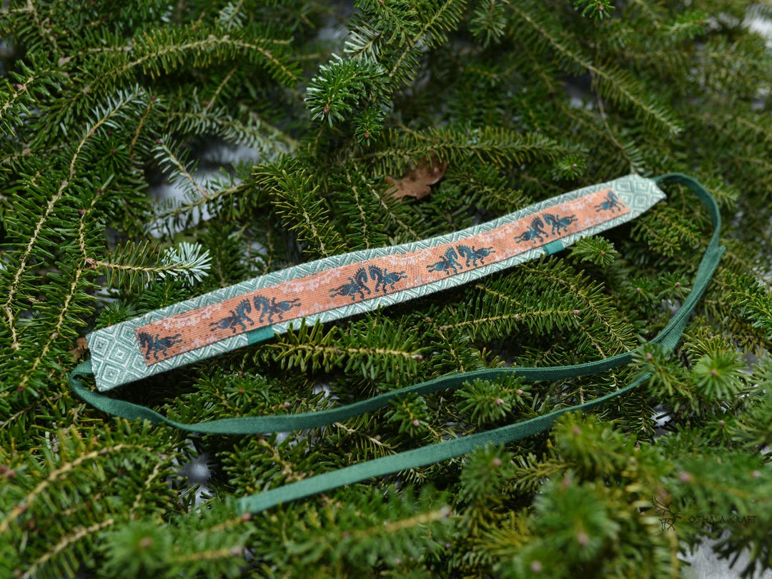 Viking Age Women SILK & LINEN Headband, Slavic Women Outfit, Hand Sewn ...