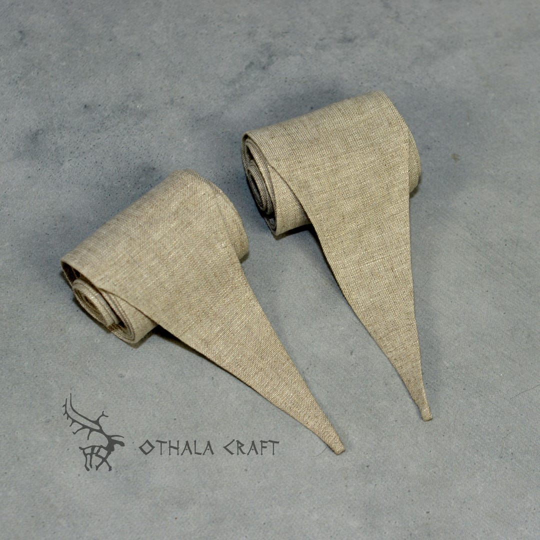 Linen Leg Wraps Natural Linen - Etsy