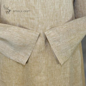 Linen Viking Age Dress With Embroidery Viking Gown - Etsy