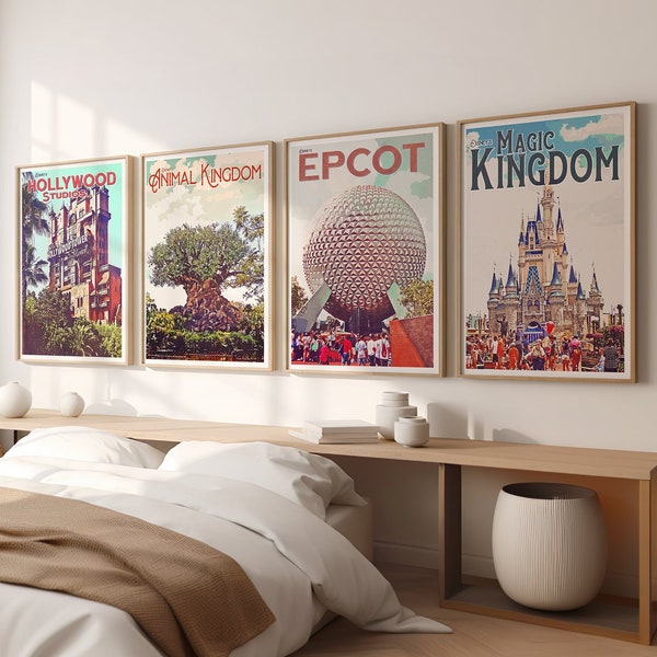 Vintage Four Prints - Etsy UK