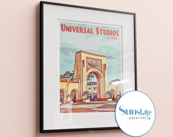 Universal Studios Poster Print - Etsy