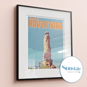 Universal Orlando Retro Poster Prints, Set of Four Vintage Style ...