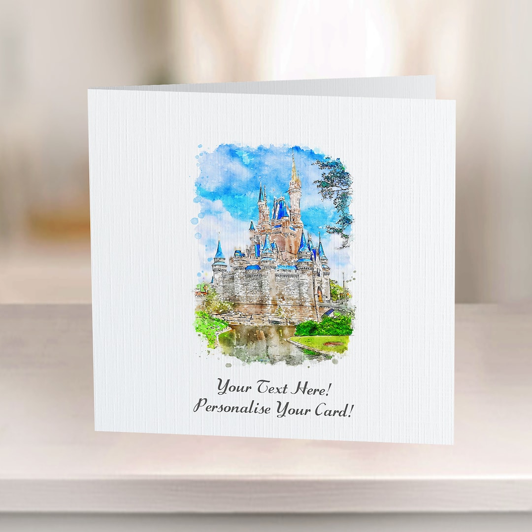Walt Disney World Greetings Card, Personalised Disney Cards ...