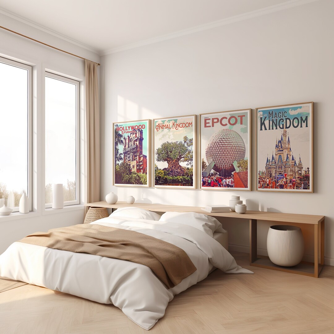 Retro Disney Prints, Walt Disney World Retro Prints, Retro Disney ...