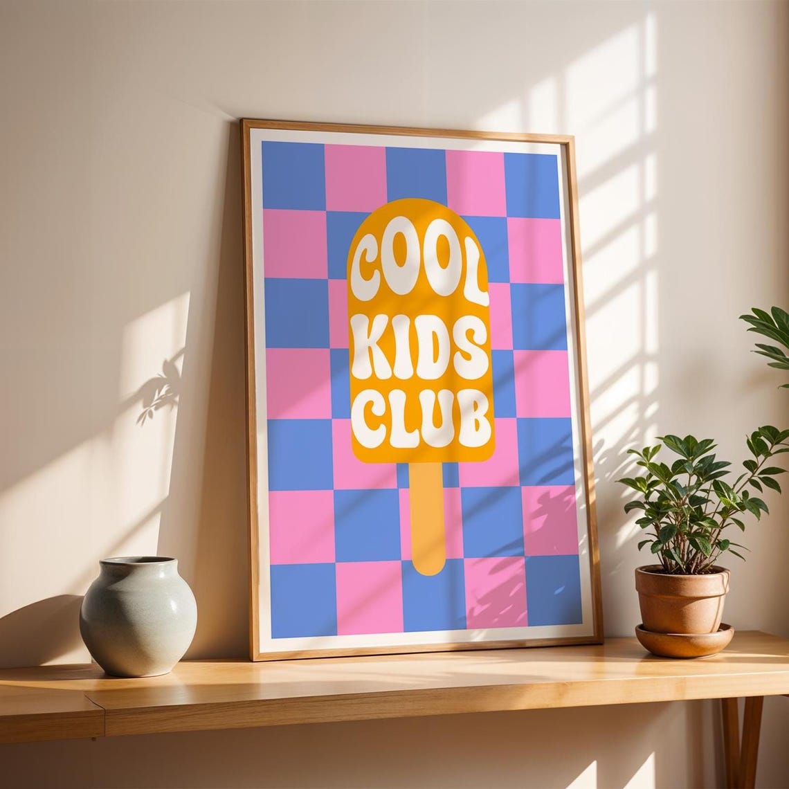 Cool Kids Clubs Print, Children's Prints, Playroom Prints, Ice Cream ...