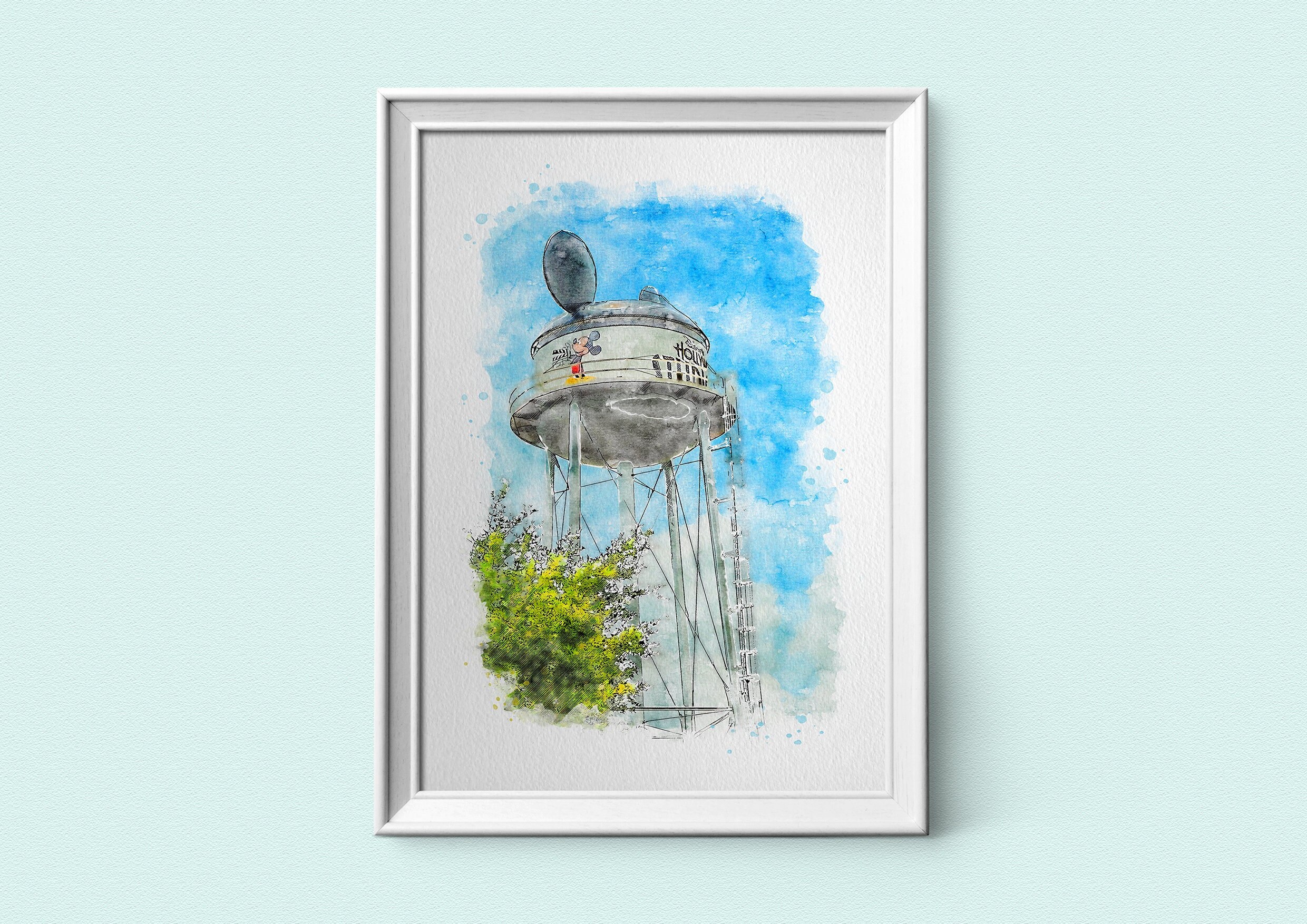 Art & Collectibles Prints Disney's Hollywood Studios Earful Tower ...