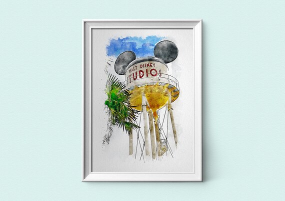 Art & Collectibles Prints Disney's Hollywood Studios Earful Tower ...