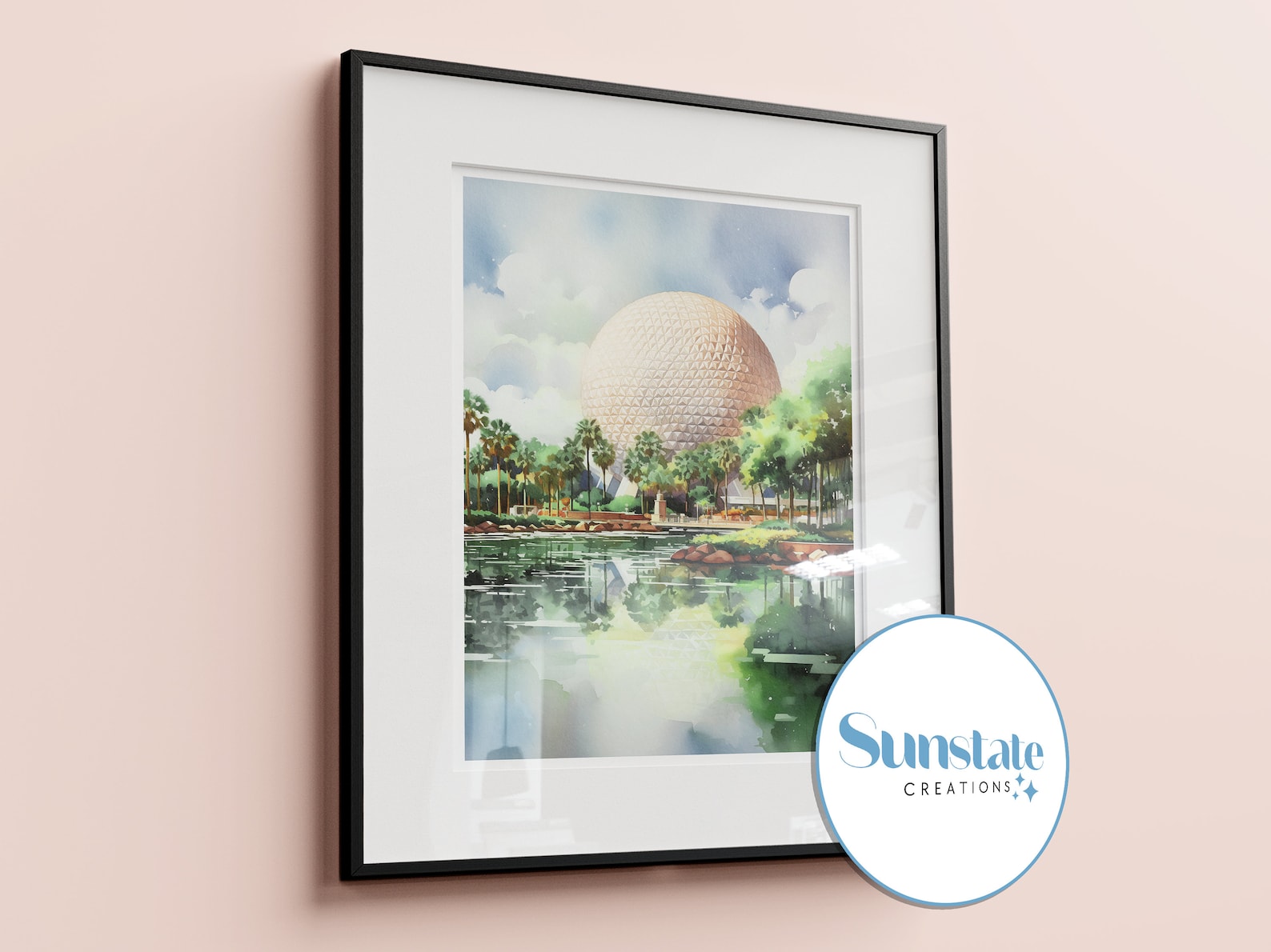 Disney Prints, Surreal, Watercolour Style Walt Disney World Prints ...