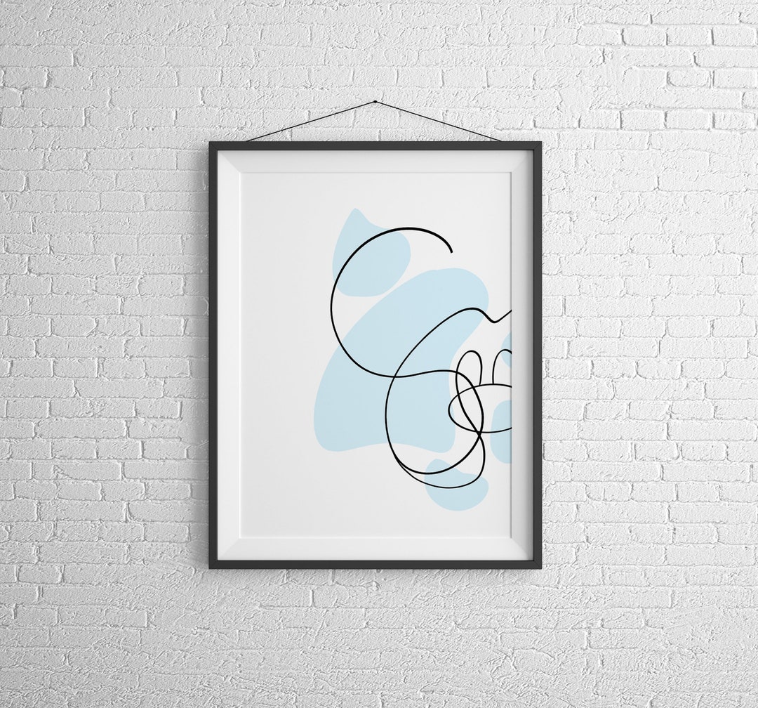 Disney Line Art Print, Mickey Inspired, Mouse Head Print, Disney Prints ...