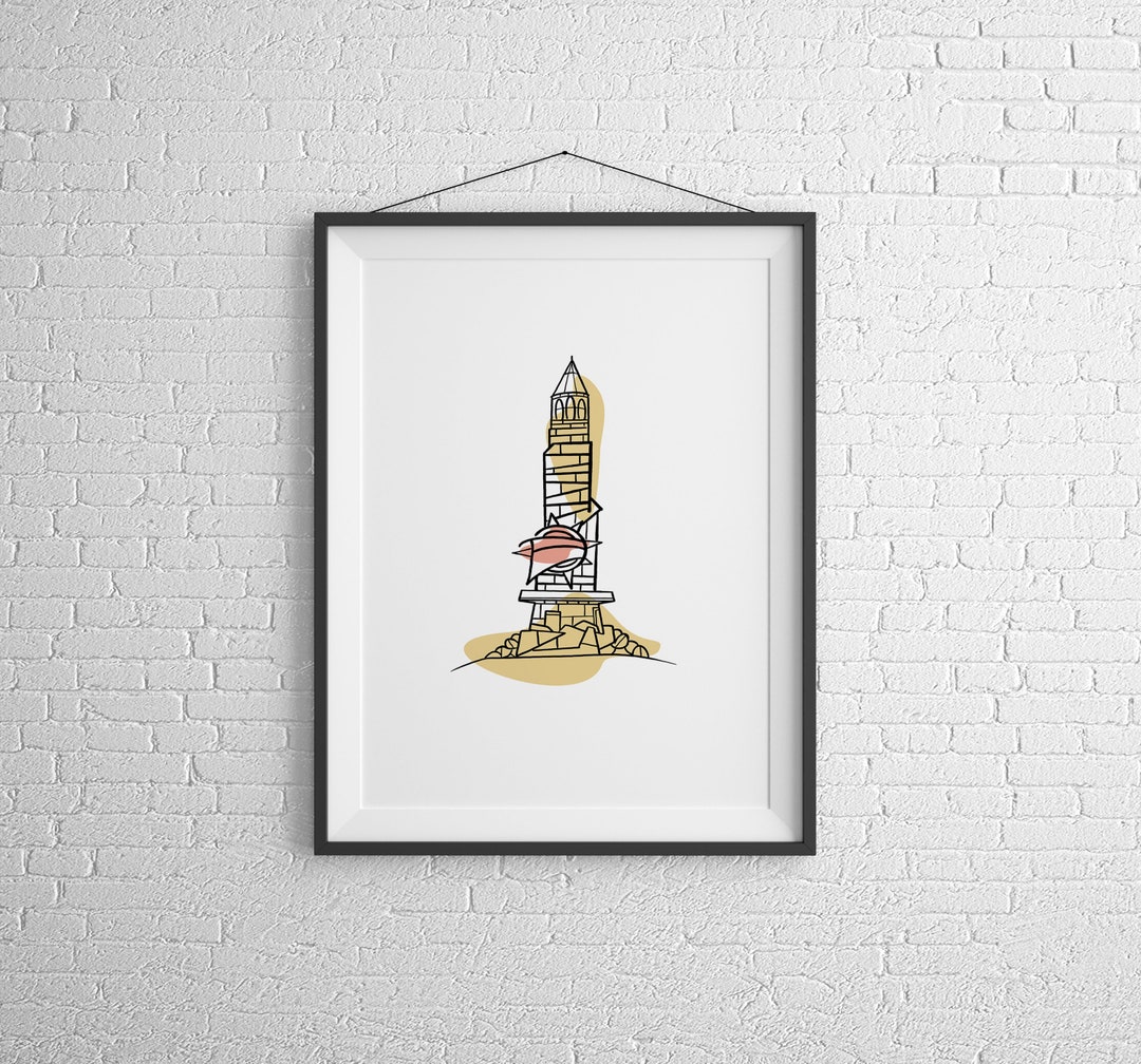 Universal Islands of Adventure, Line Art Print, Universal Print ...