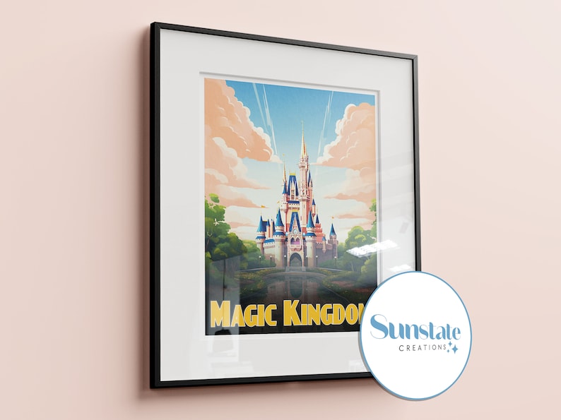 Disney Parks Retro Posters Set, Walt Disney World Posters, Disney ...