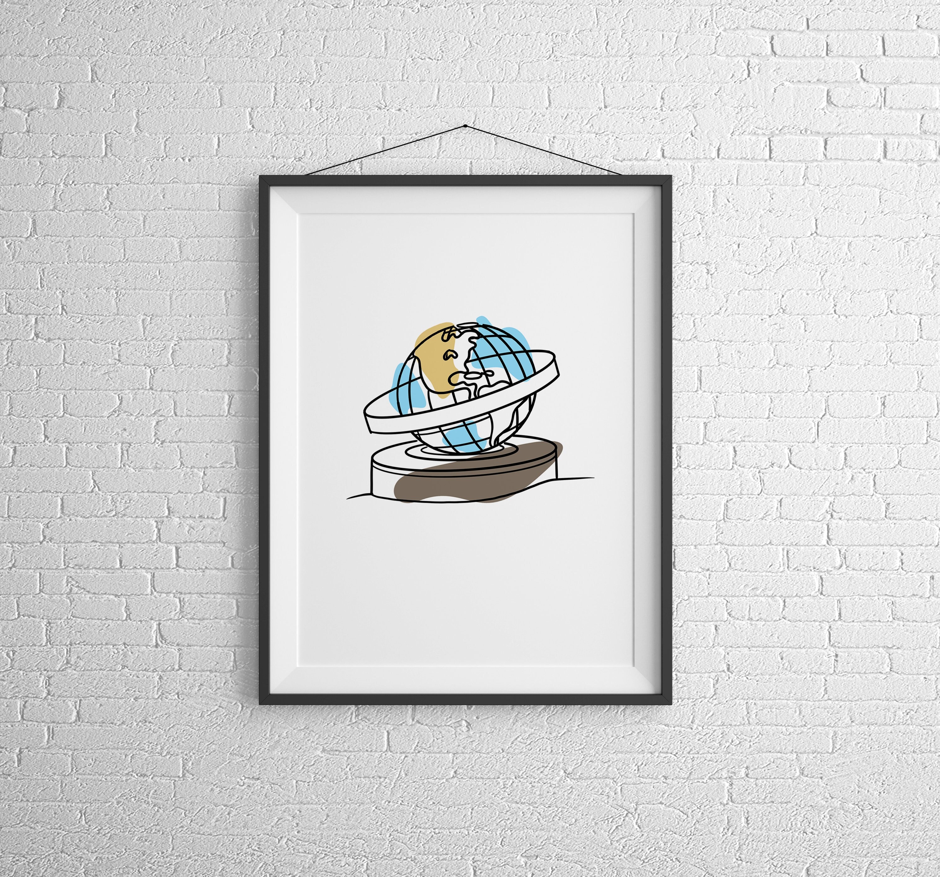 Globe Drawing Tumblr