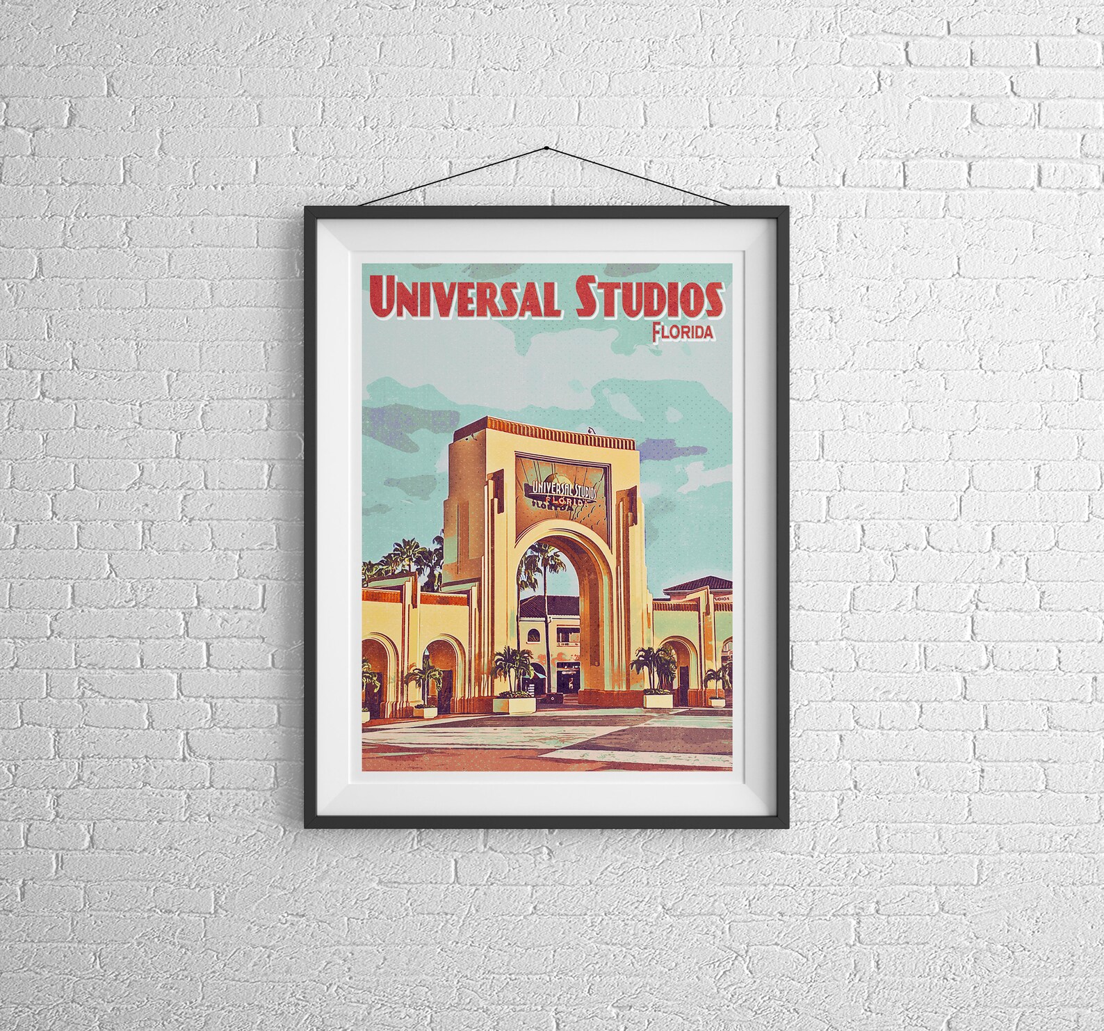 Universal Orlando Retro Poster Prints Set of Four Vintage - Etsy