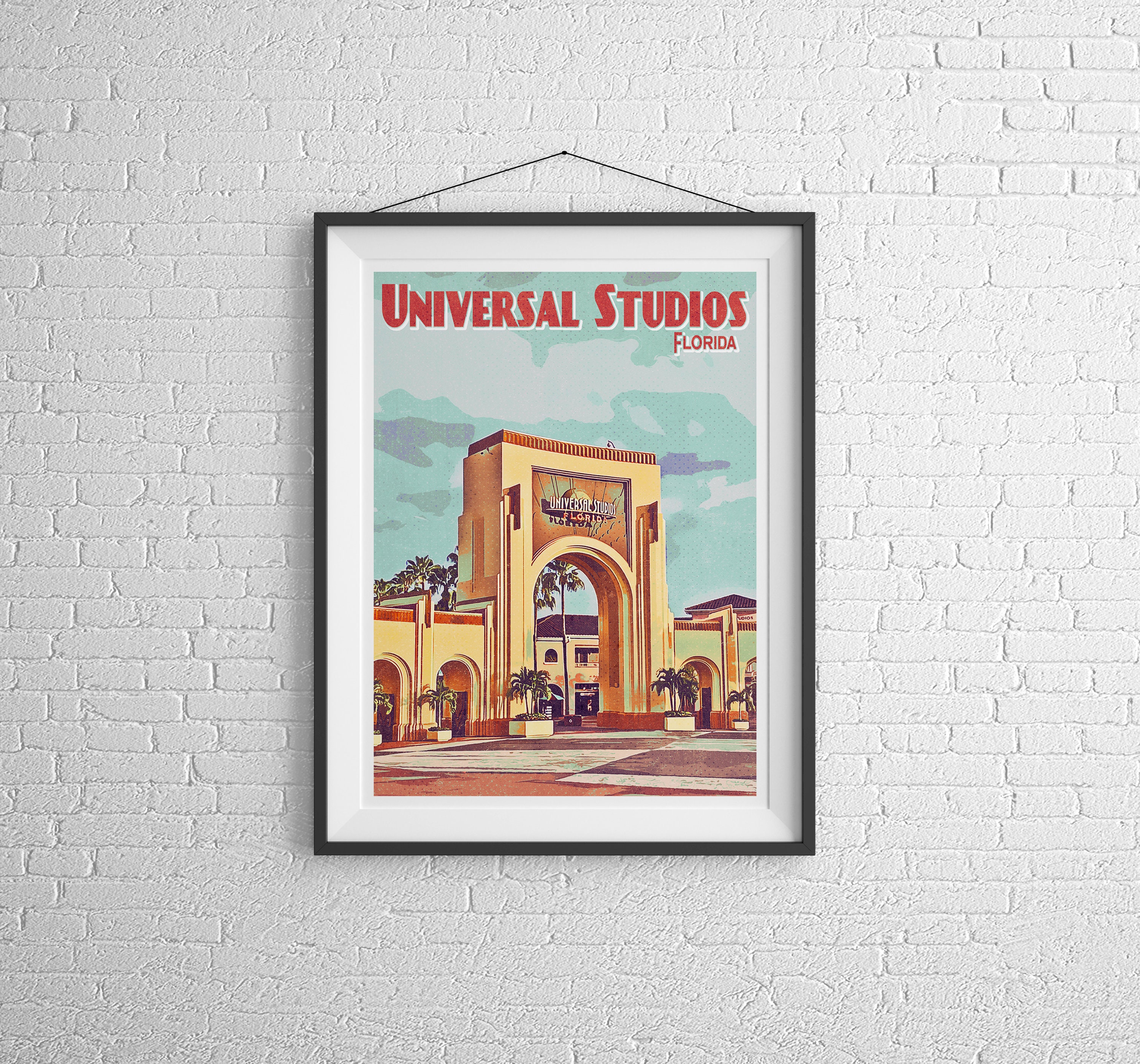 Universal Orlando Retro Poster Prints Set of Four Vintage - Etsy UK
