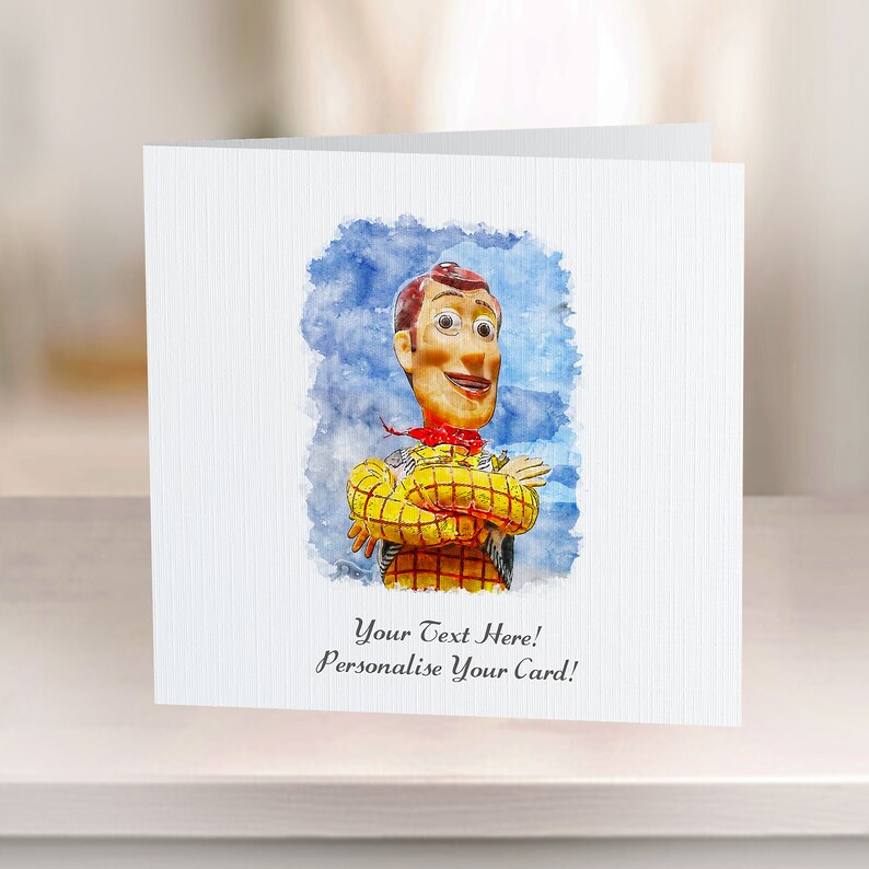 Disney's Toy Story Greetings Card Featuring Woody - Etsy