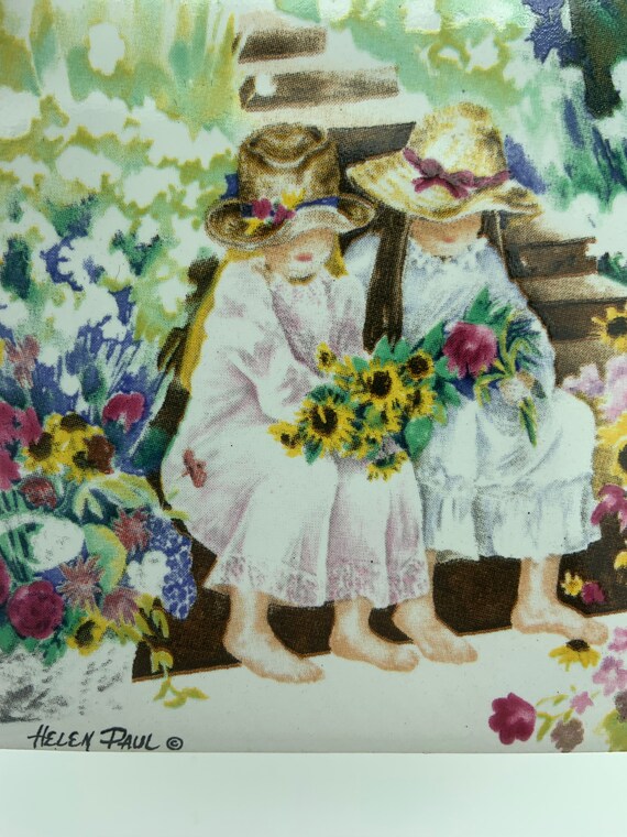 Kitchen Décor Home & Living Vtg 1991 Helen Paul Watercolors by Vandor ...