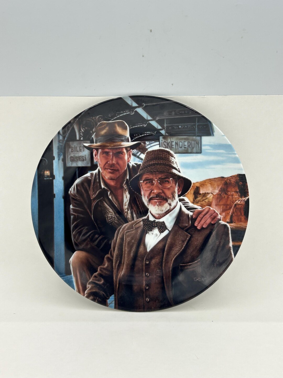 Vintage 1989 Delphi 8" Plate 2nd Issue in the Adventures of Indiana ...